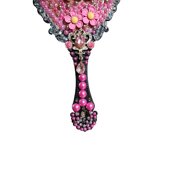 Hand Crafted | Accessories | Hello Kitty Handheld Makeup Mirror ...